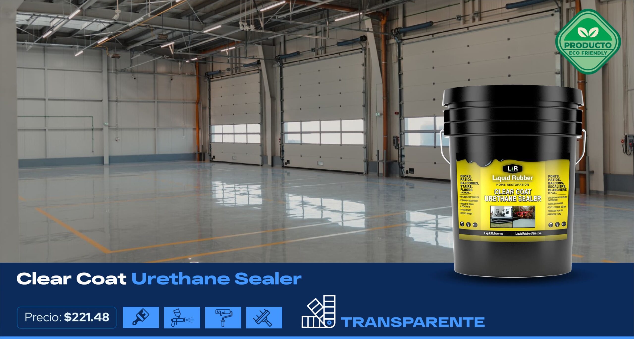 Clear Coat Urethane Sealer - Liquid Rubber Panama